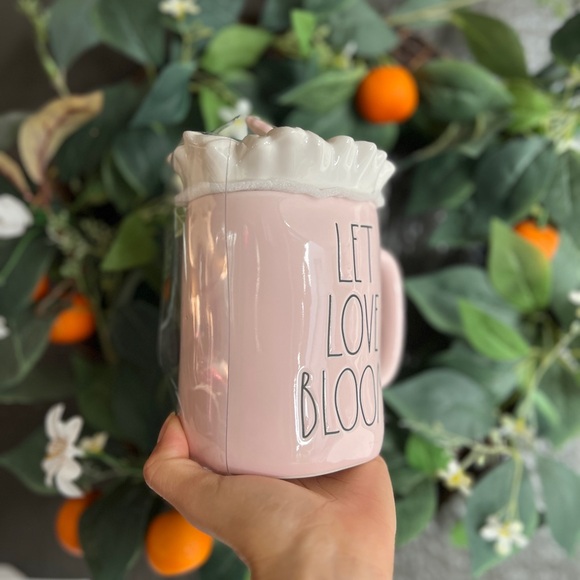 Rae Dunn | Dining | Newrae Dunn Let Love Bloom Pastel Pink Mug With ...
